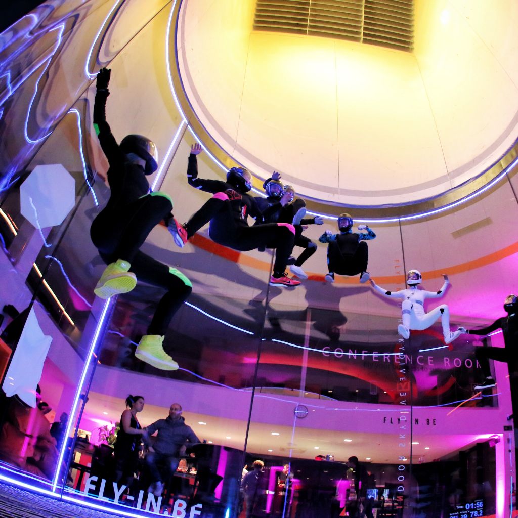 FLYIN Liège - Simulateur de chute libre - Indoor Skydiving (Liège - Belgique)